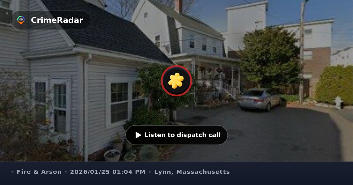 Possible chimney fire on Landon Circle, Lynn MA | CrimeRadar