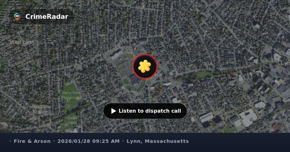 Fire alarm at restaurant on Market Square, Lynn MA | CrimeRadar