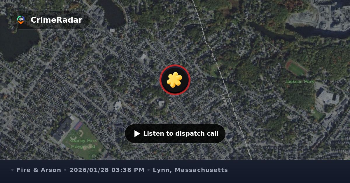 Fire crews respond to alarm near Porter St, Lynn MA | CrimeRadar