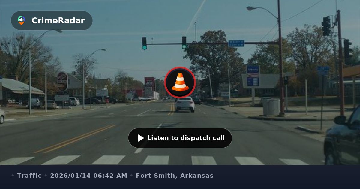 Traffic stop near South 24th and Rogers Avenue, Fort Smith AR | CrimeRadar