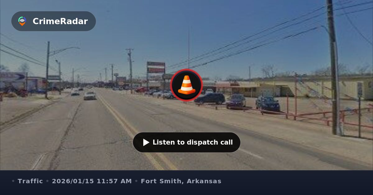 Officer conducts traffic stop on Towson Ave, Fort Smith AR | CrimeRadar