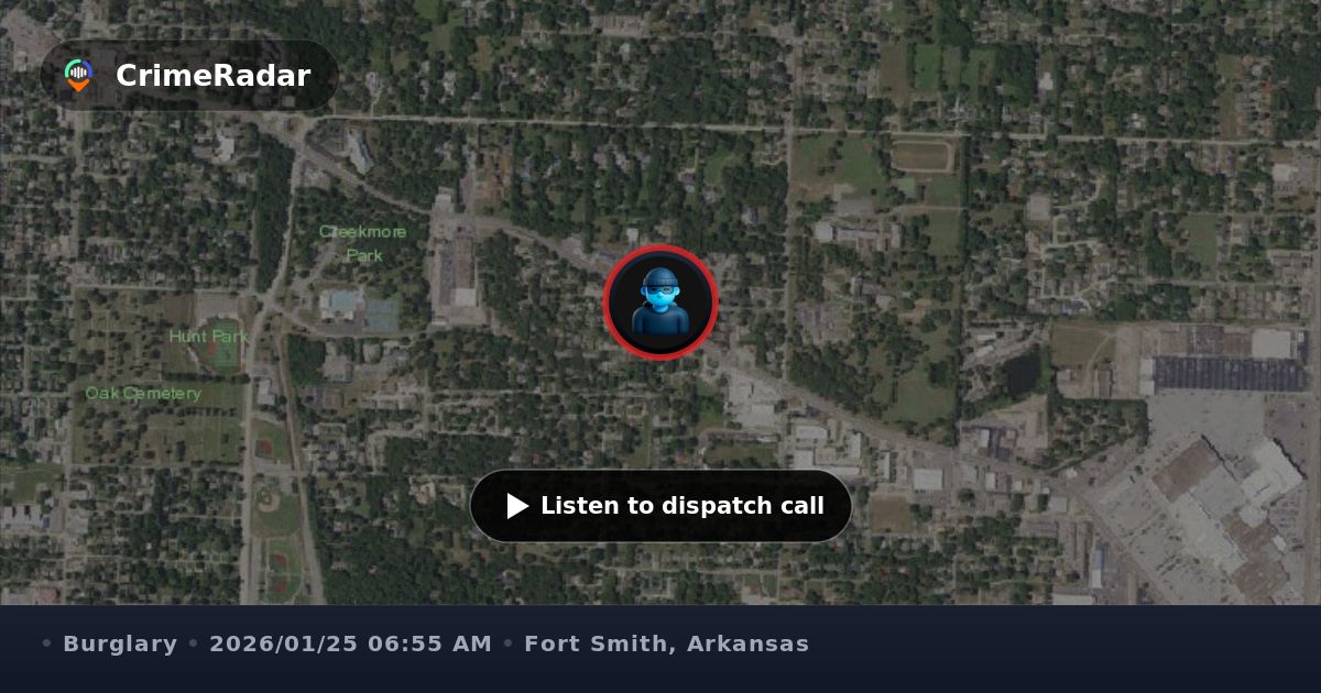 Possible residential alarm near Hendricks Blvd, Fort Smith AR | CrimeRadar