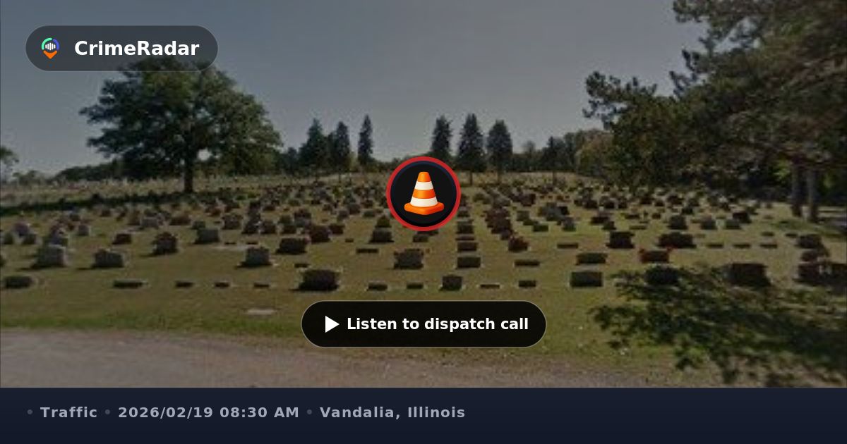 Motor vehicle crash on South Service Road, Vandalia IL | CrimeRadar