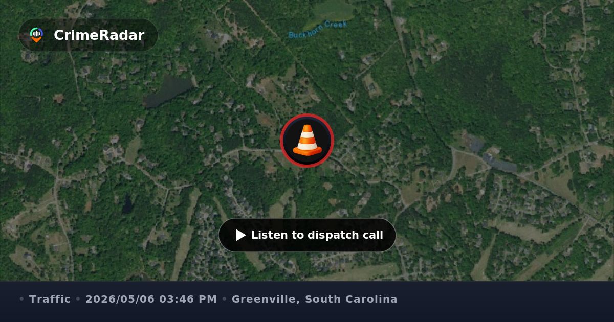 Traffic crash at State Park Road and Arrowhead Road, Greenville County ...