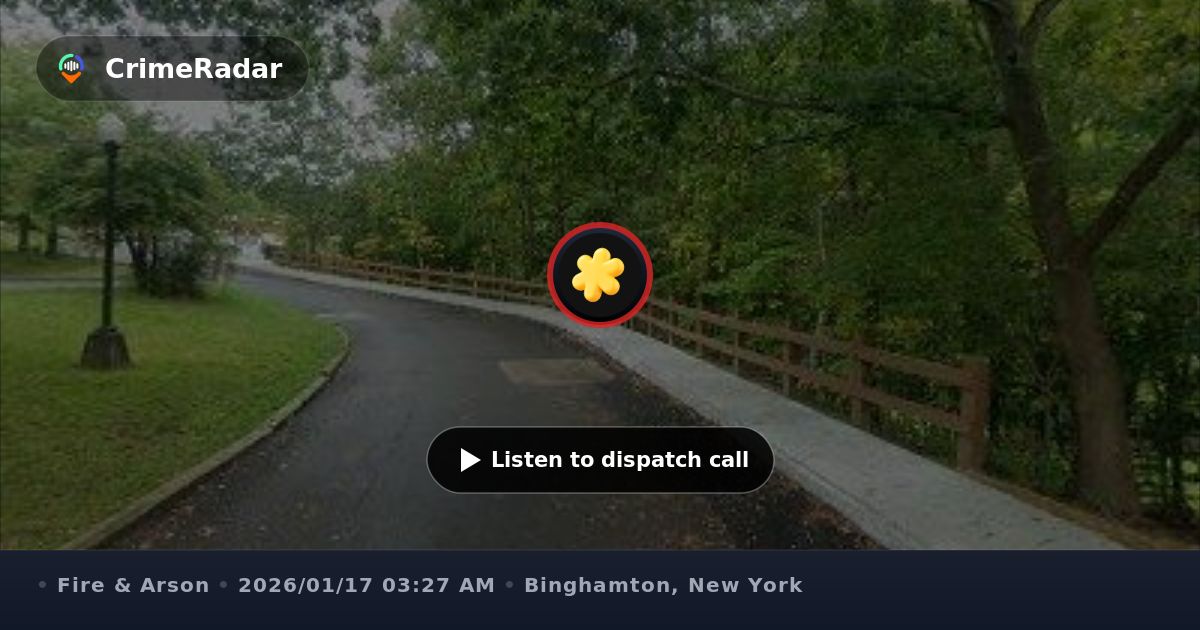 Refuse fire reported near Cattellville Road, Binghamton NY | CrimeRadar