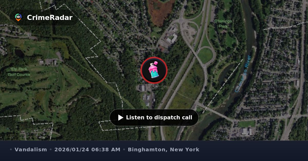 Vandalism damages mailboxes on Old Front St, Binghamton NY | CrimeRadar