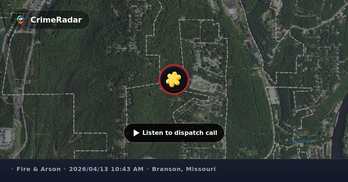 Fire alarm at Branson Hillside Hotel, Branson MO | CrimeRadar