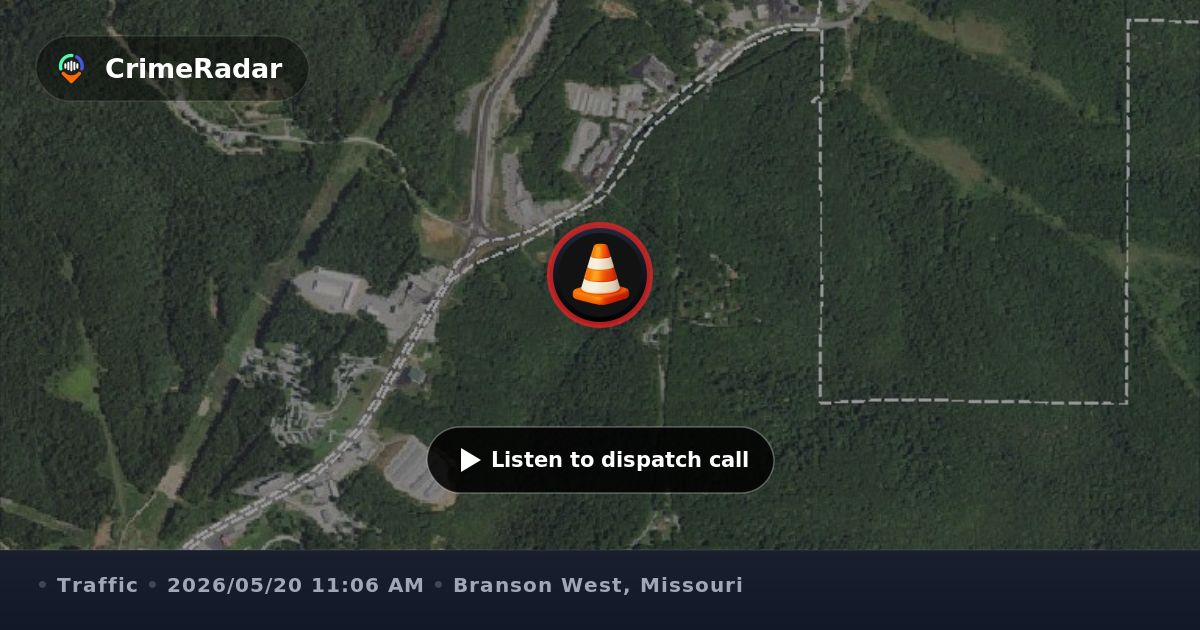 Officers respond to traffic issue near cavern, Branson West MO | CrimeRadar