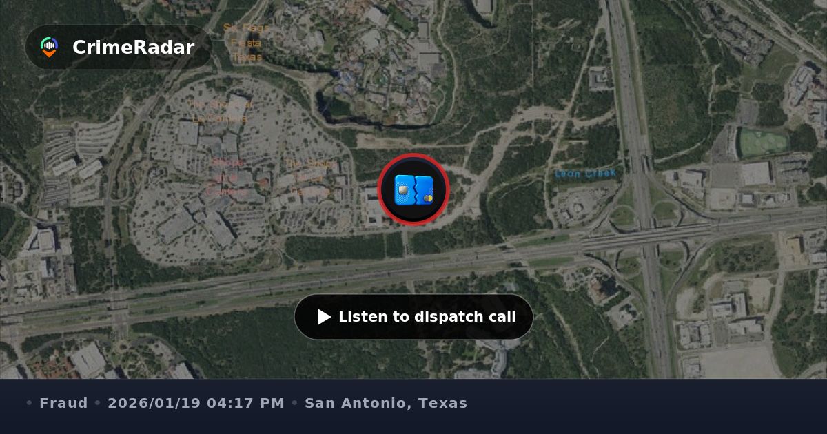 Possible card fraud at San Antonio gas station, San Antonio TX | CrimeRadar