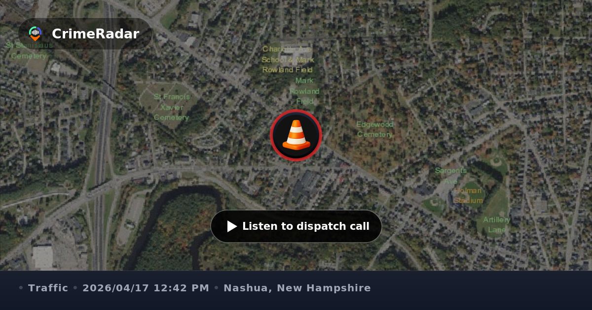 Vehicle strikes pedestrian at Amherst Terrace, Nashua NH | CrimeRadar