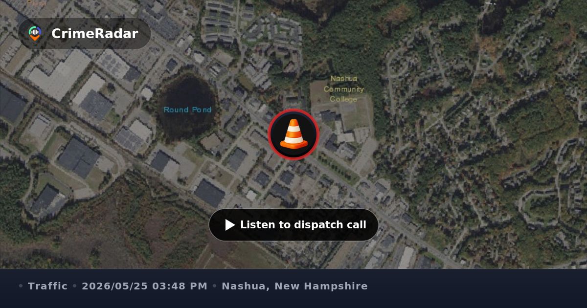 Motorcycle crash in parking lot on Amherst Street, Nashua NH | CrimeRadar