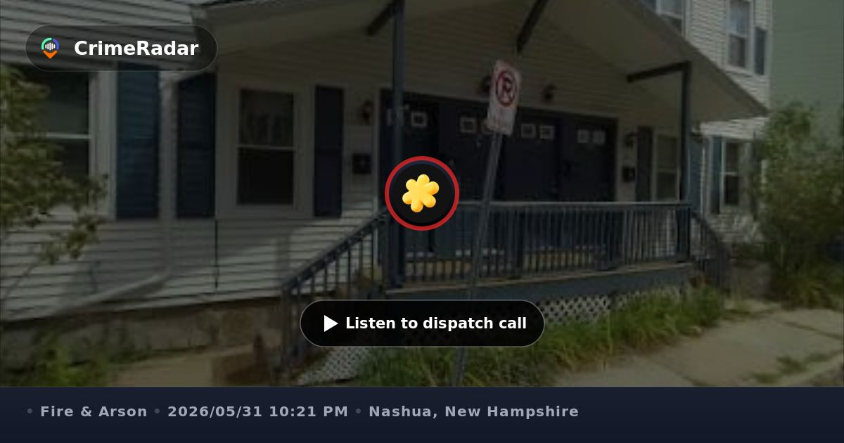 Building fire on Morgan Street in Nashua, Nashua NH | CrimeRadar