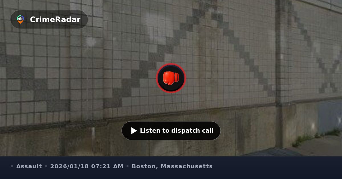 Threats made on train platform at Andrew Station, Boston MA | CrimeRadar