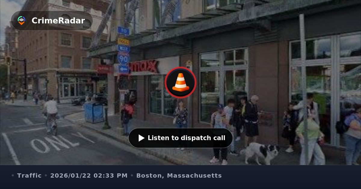 Vehicles block fire ramp at Hynes station, Boston MA | CrimeRadar