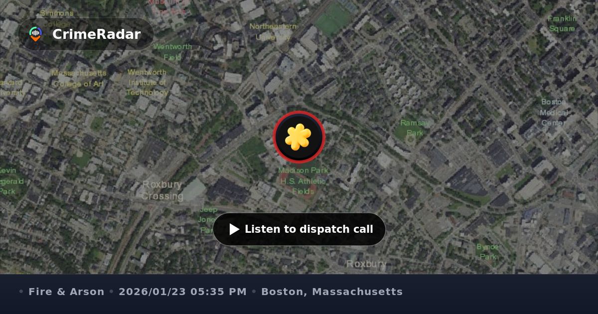 Smoke fills building near Washington St, Boston MA | CrimeRadar