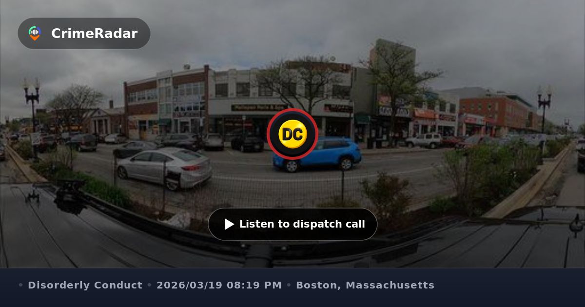 Man refusing to leave bus at Blue Hill Avenue, Boston MA | CrimeRadar