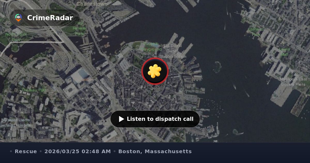 Person trapped in street-level elevator at aquarium, Boston MA | CrimeRadar