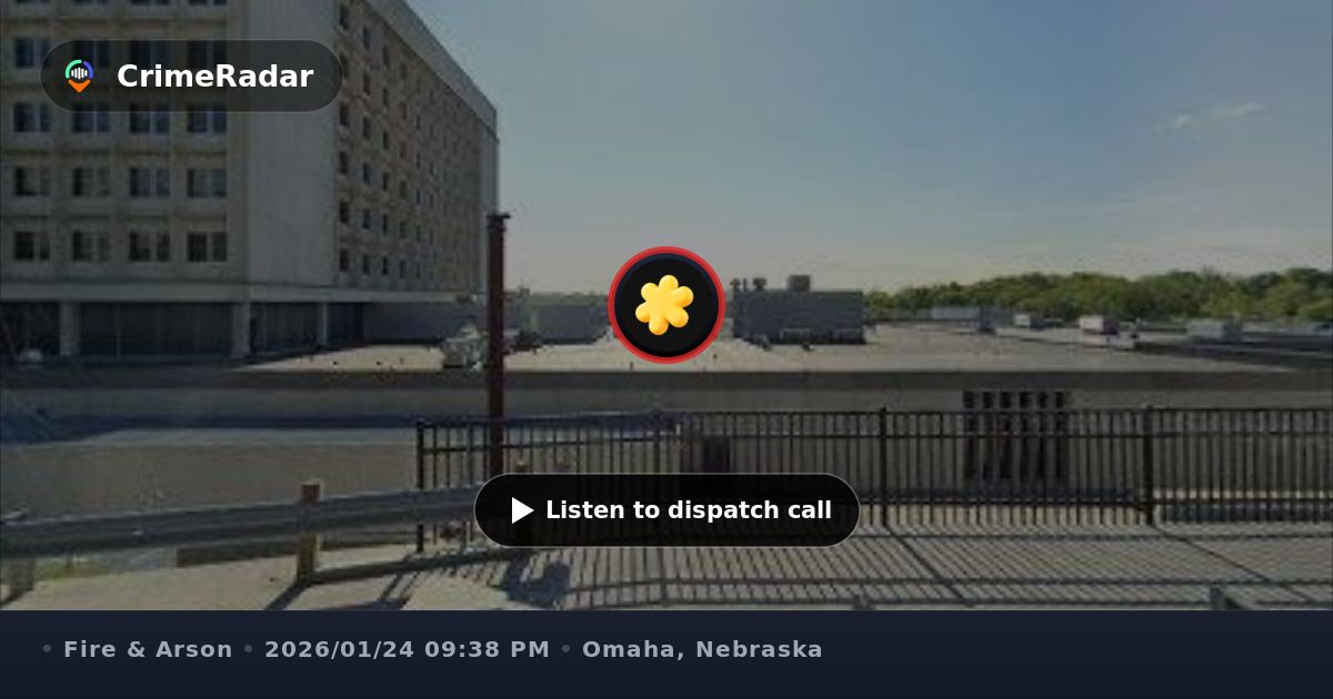 Small fire leads to hospital transport near Dodge St, Omaha NE | CrimeRadar