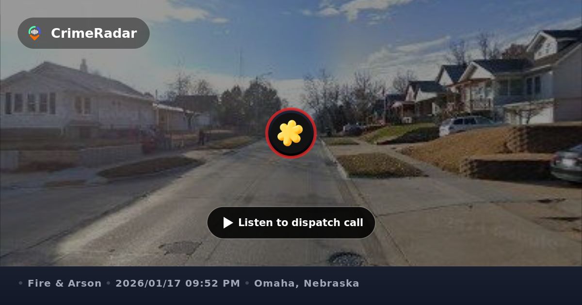 Faulty detector prompts fire response near N 52nd St, Omaha NE | CrimeRadar