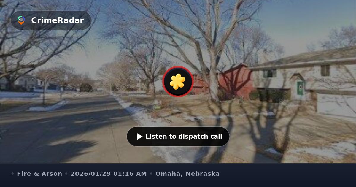 Fire crews check false alarm near Cuming St, Omaha NE | CrimeRadar