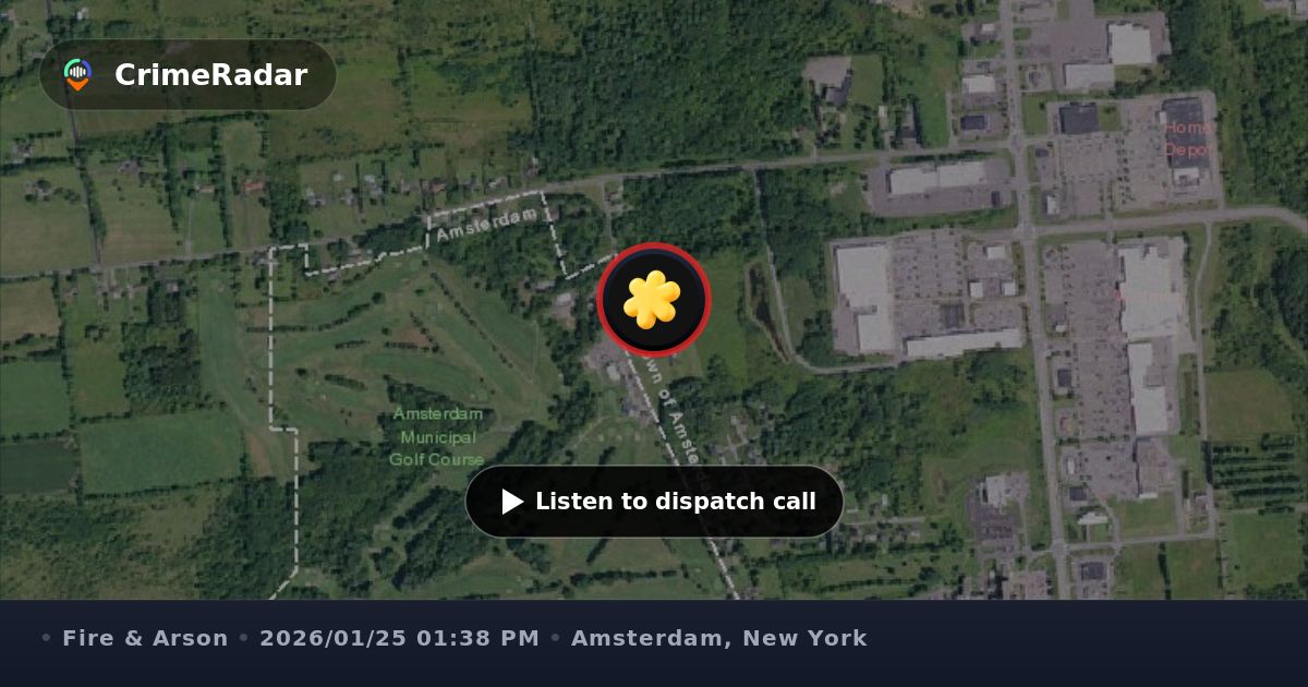 Possible fire at Liberty Air Station, Amsterdam NY | CrimeRadar