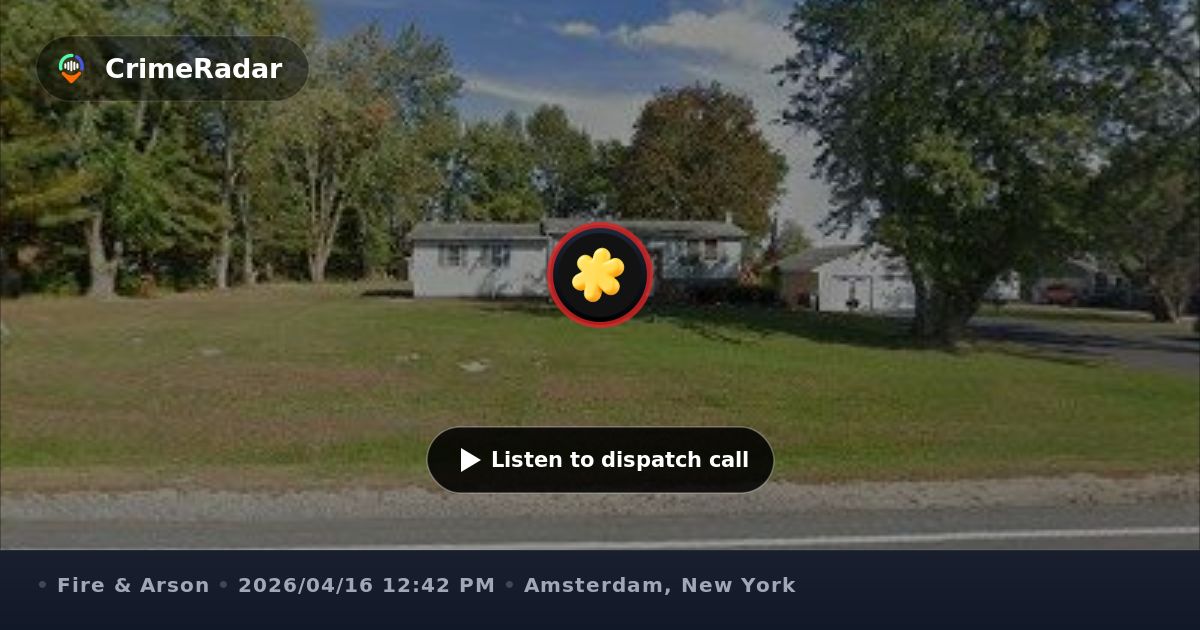 Working structure fire on Manny Corners Road, Amsterdam NY | CrimeRadar