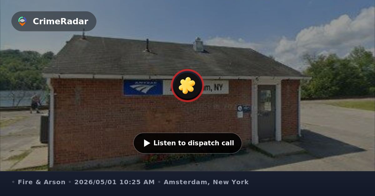 Amtrak train engine fire near Amsterdam station, Amsterdam NY | CrimeRadar