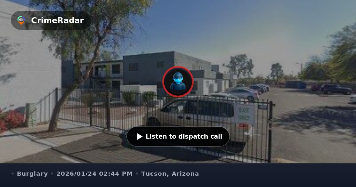 Possible break-in near East Prince Rd, Tucson AZ | CrimeRadar