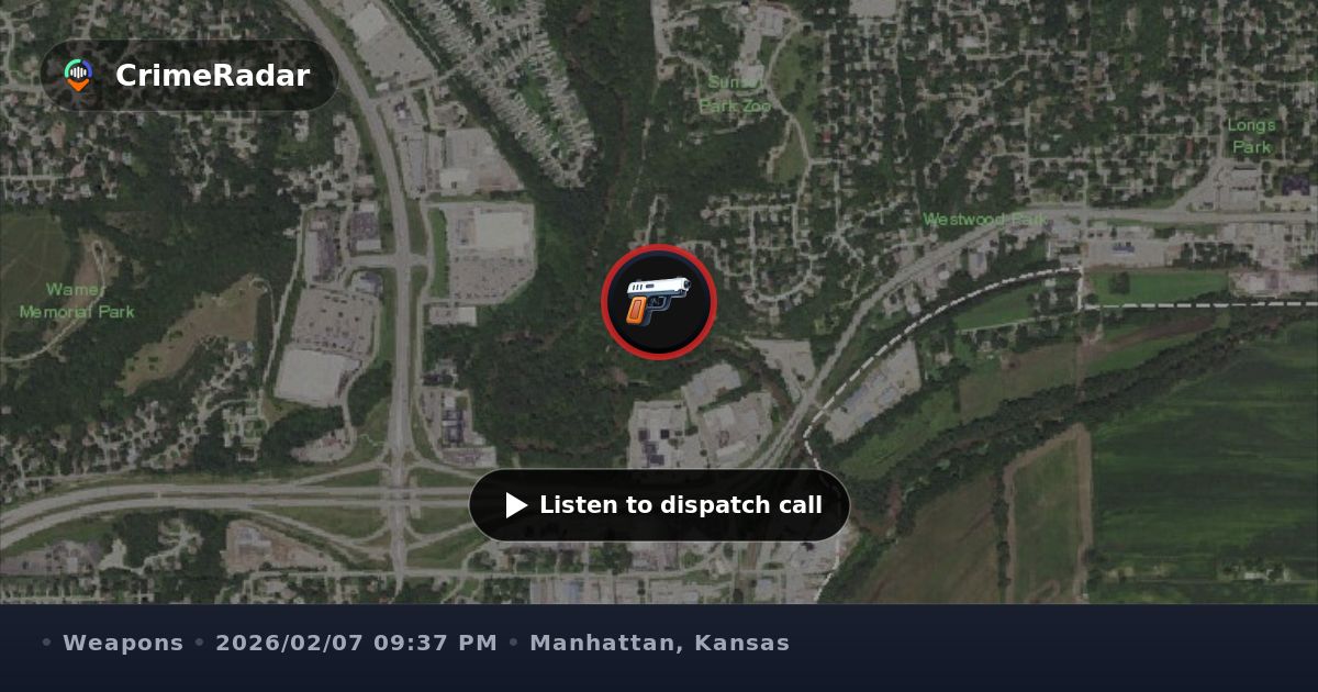 Police search for armed suspect after K-18 shooting, Manhattan KS ...