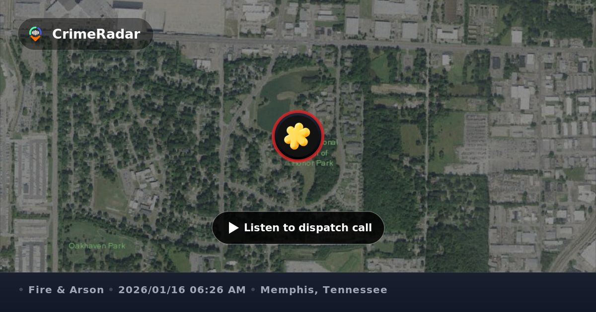 Fire alarm at residence near Christine Road, Memphis TN | CrimeRadar