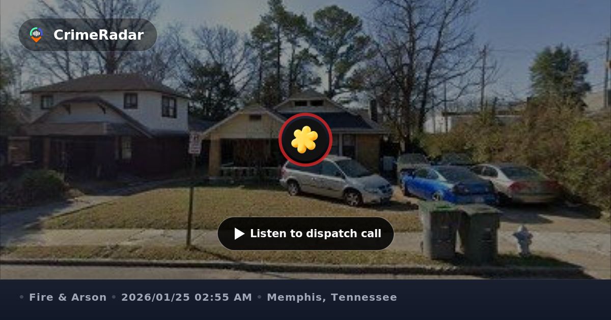 House fire near Forest Ave causes water supply issues, Memphis TN ...