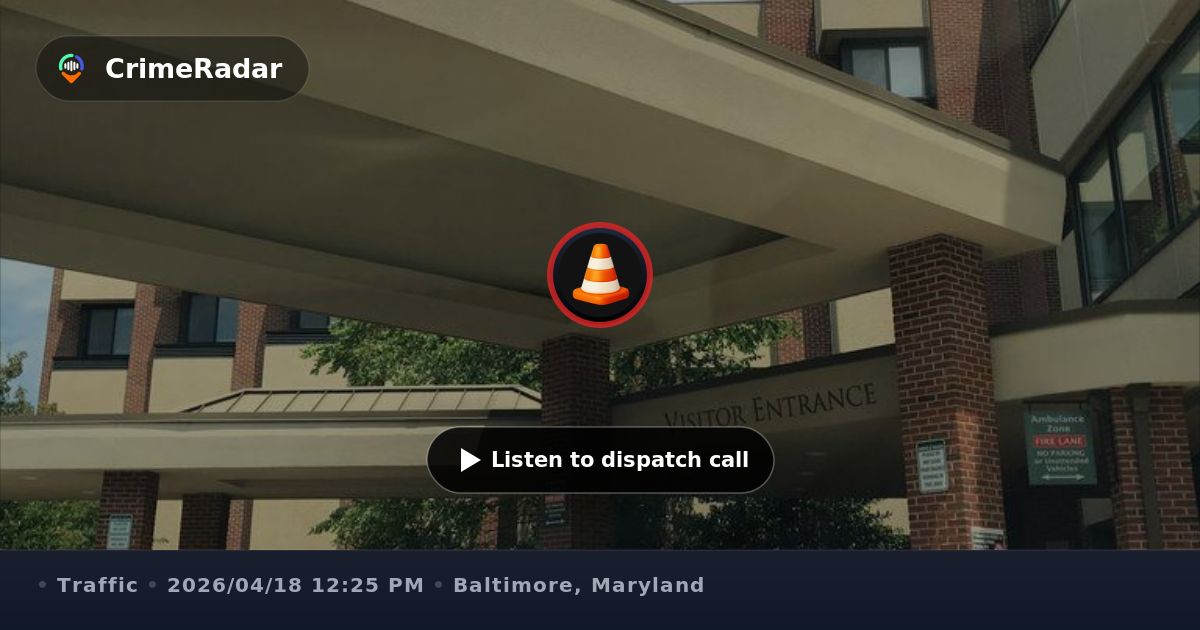 Vehicle strikes pedestrian on West 40th Street, Baltimore MD | CrimeRadar