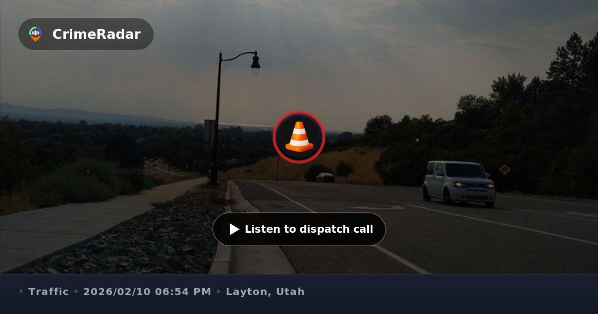Two-car crash with minor injuries in Layton, Layton UT | CrimeRadar