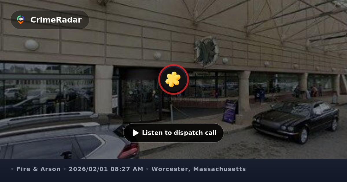 Fire alarm reported at hospital involving ambulance, Worcester MA ...