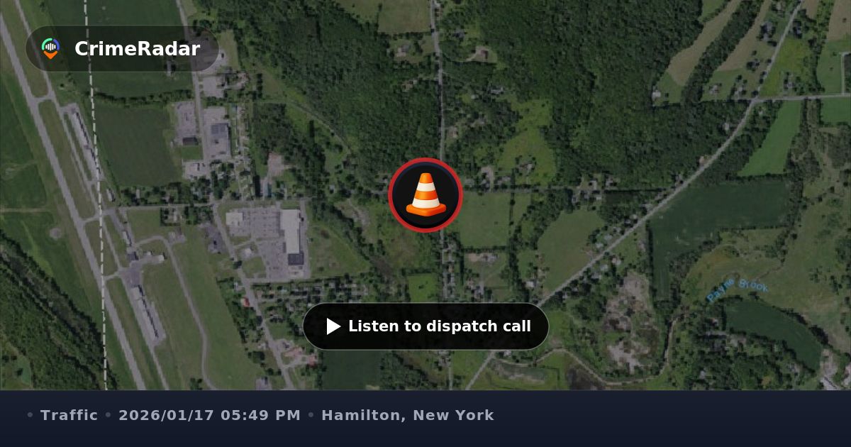 Deputy conducts traffic stop near English Ave, Hamilton NY | CrimeRadar