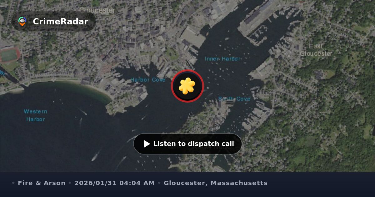 Fire unit responds to CO alarm on Wiley St, Gloucester MA | CrimeRadar