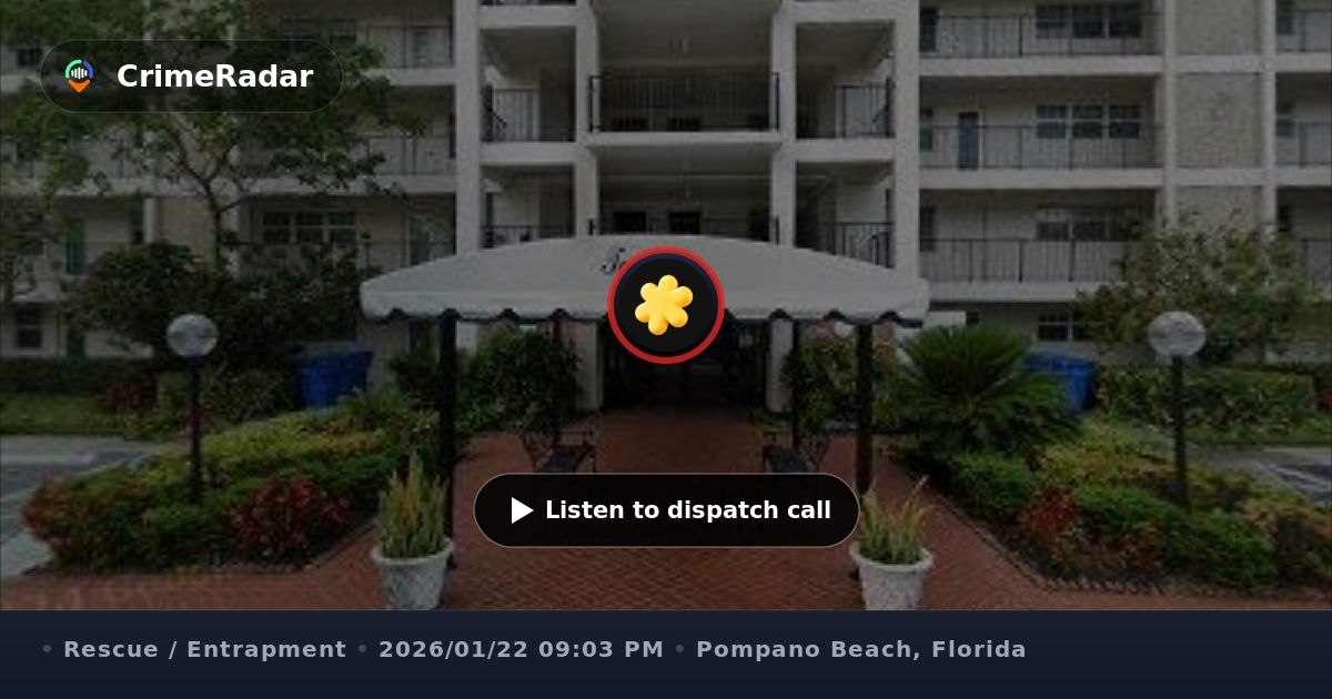 Rescue crews respond to elevator entrapment near Palm Aire, Pompano ...