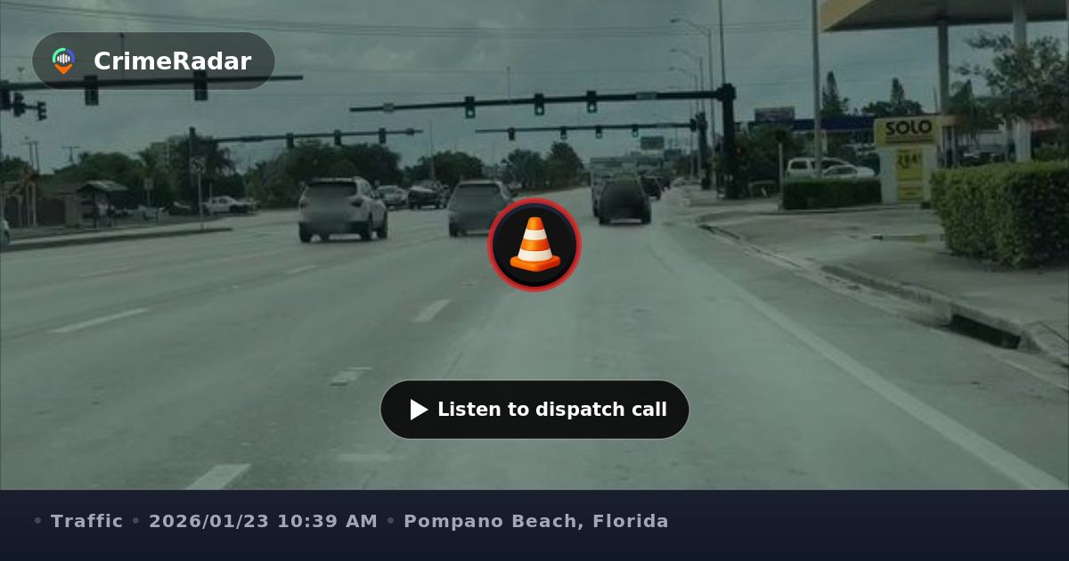 Two-car collision near West Sample Road, Pompano Beach FL | CrimeRadar