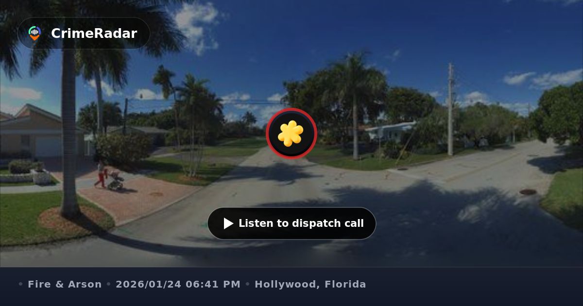 Smoke alarm in high-rise caused by cooking, Hollywood FL | CrimeRadar