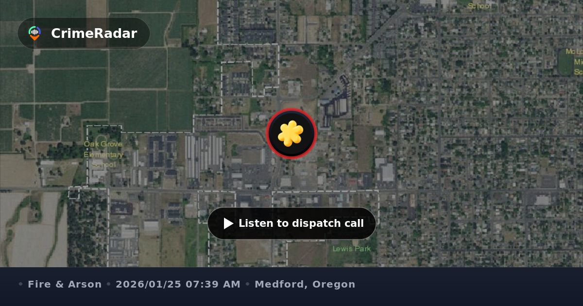 Fire investigation at restaurant on West Main St, Medford OR | CrimeRadar