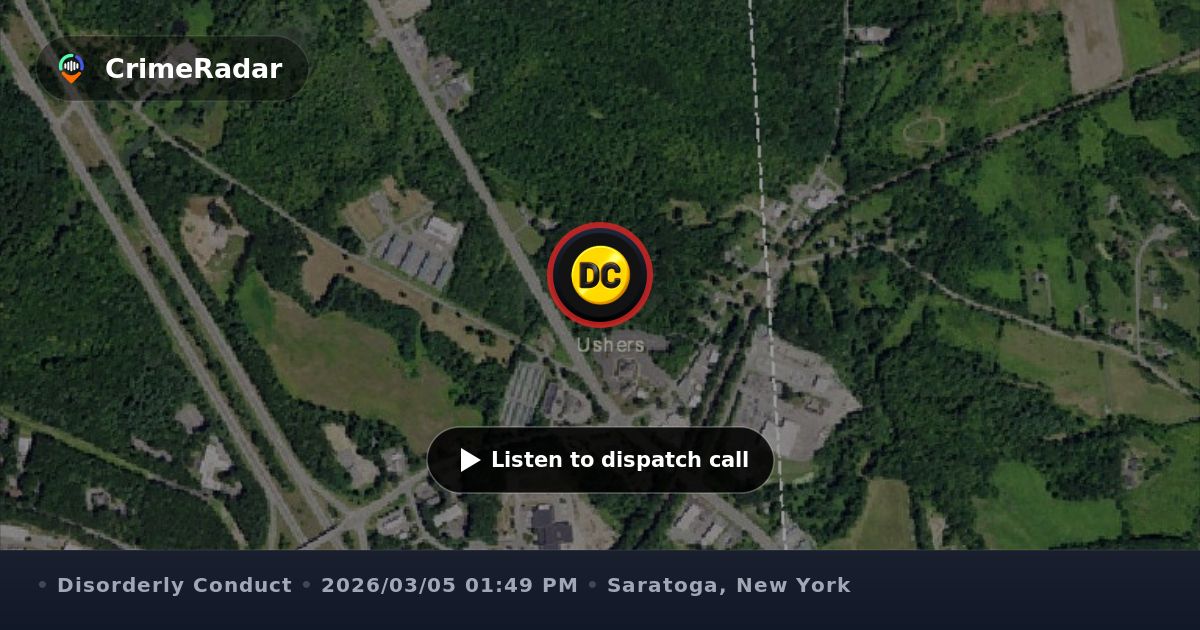 Disturbance reported at Double Vision on Route 9, Saratoga County NY ...