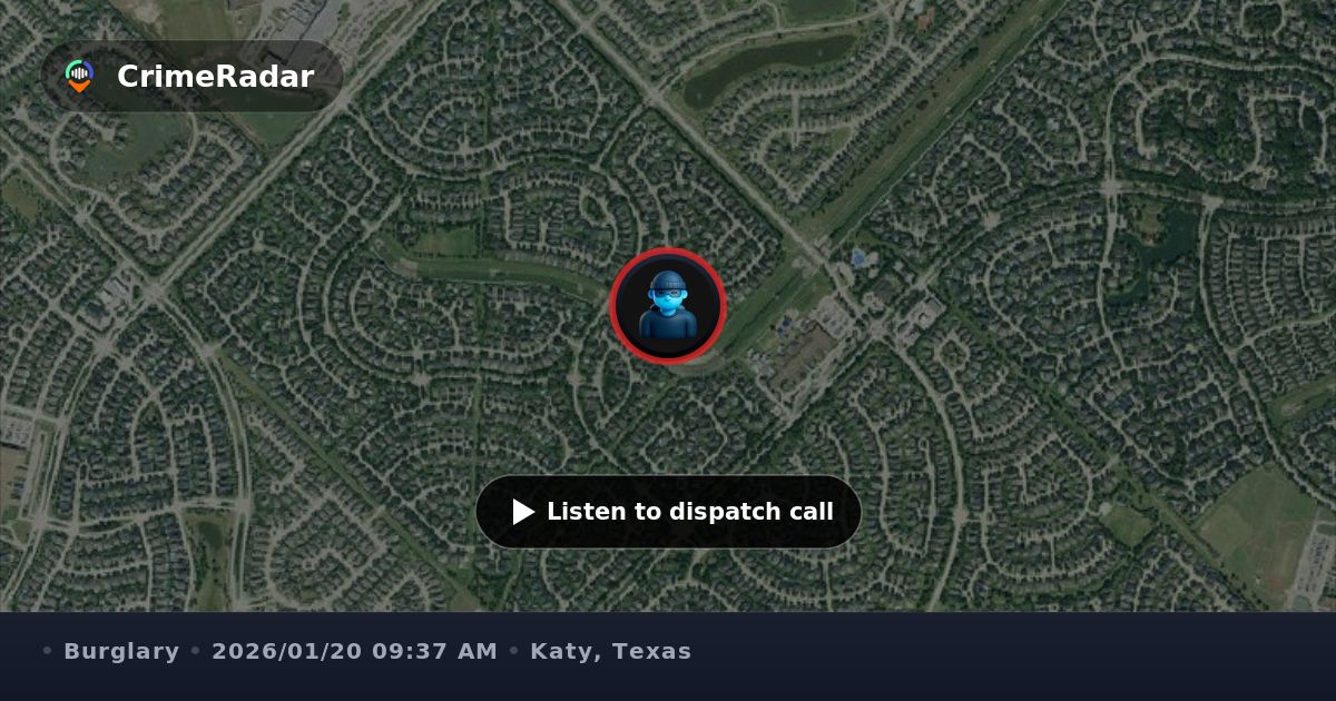 Deputies check residential alarm near Star Wish Ln, Katy TX | CrimeRadar
