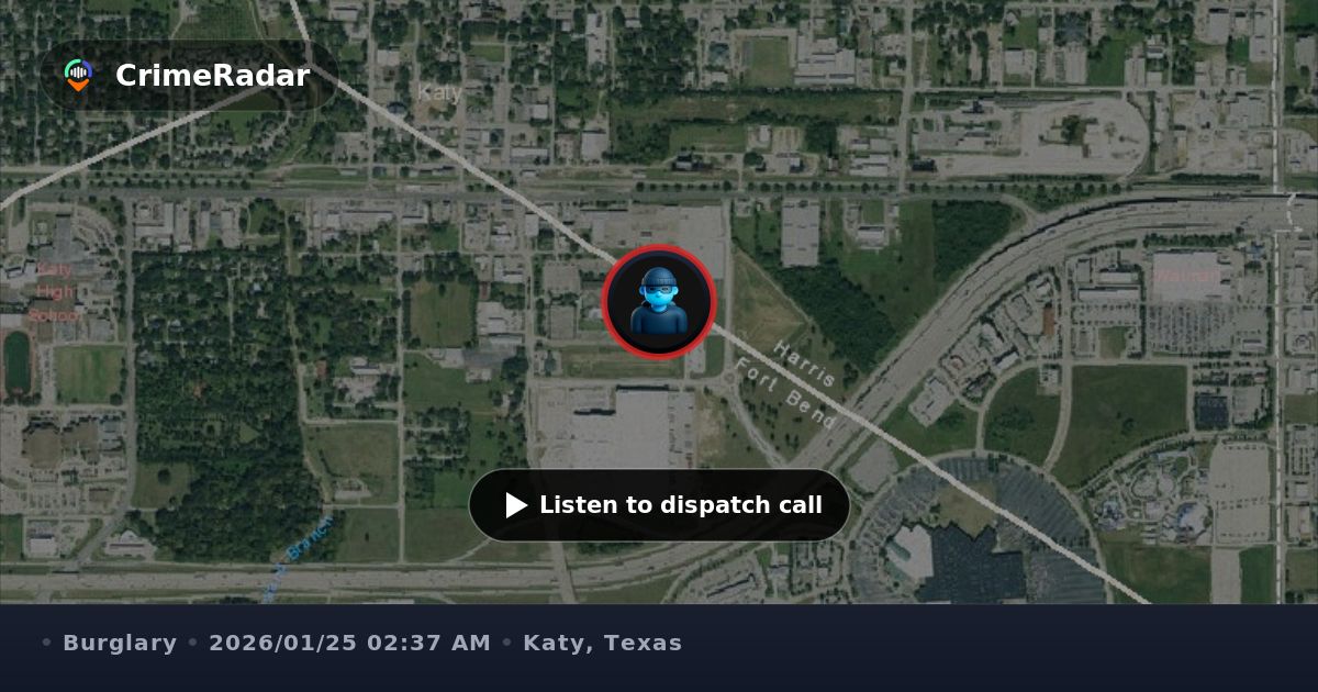Alarm triggers possible break‑in at Bass Pro store, Katy TX | CrimeRadar