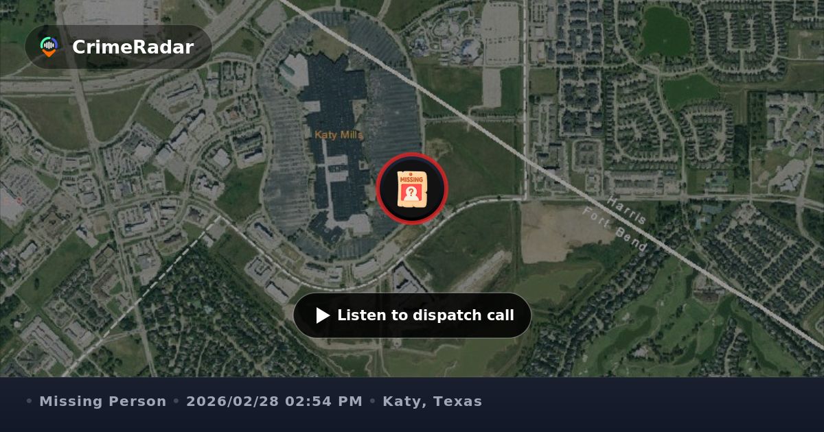 Missing juvenile found at Katy Mills Mall, Katy TX | CrimeRadar
