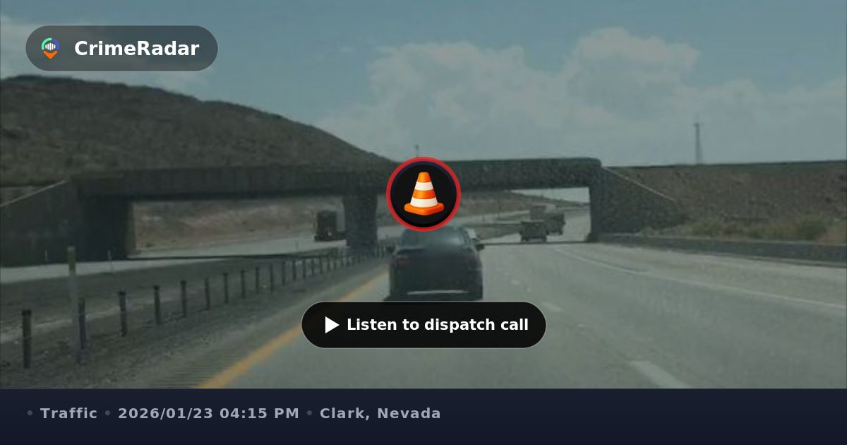 Possible traffic stop near Sloan interchange, Clark County NV | CrimeRadar