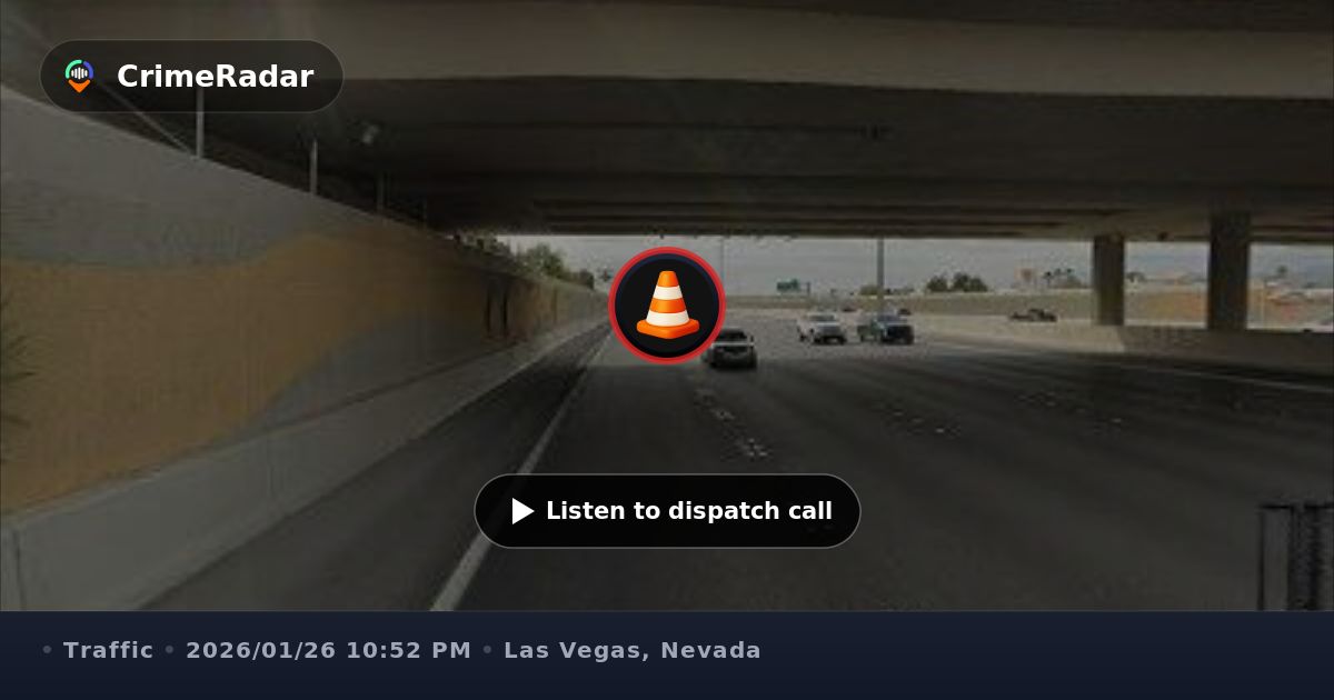 Units respond to possible trouble on I-11 ramp, Las Vegas NV | CrimeRadar