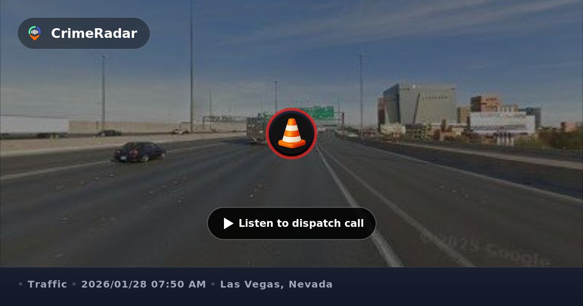 Traffic collision on I-15 near Lamb on-ramp, Las Vegas NV | CrimeRadar