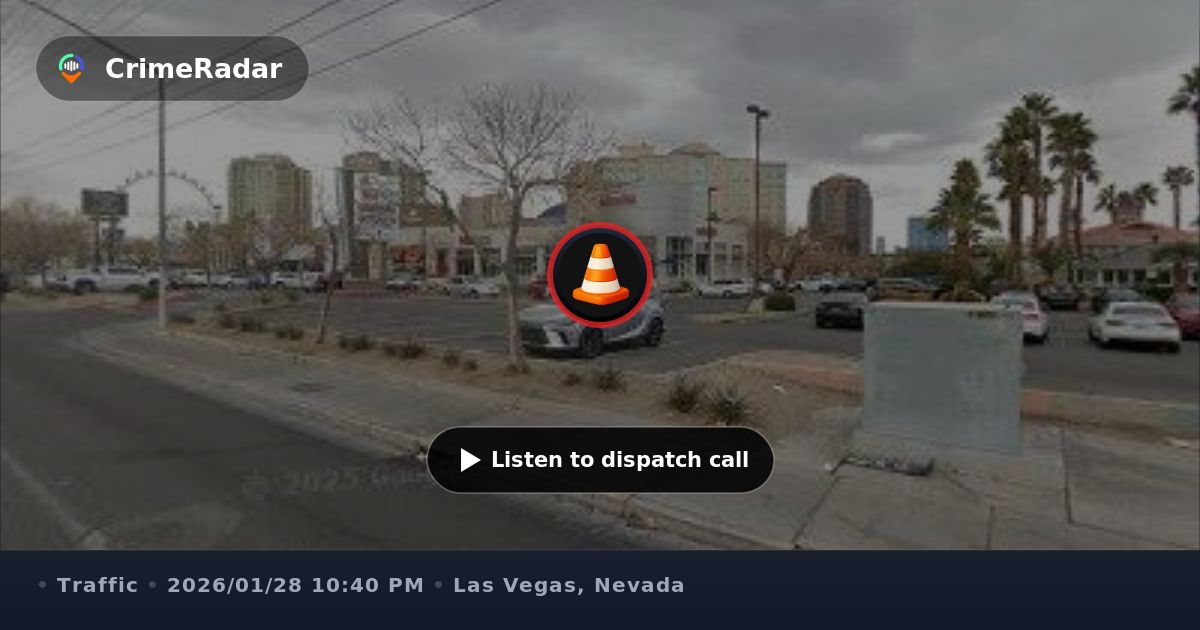 High-speed vehicle pursuit near Flamingo Rd, Las Vegas NV | CrimeRadar