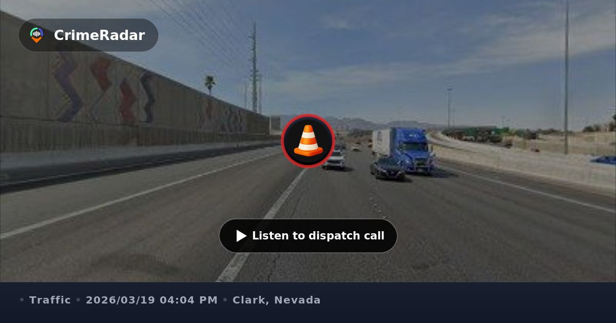 Northbound highway crash near Lone Mountain, Clark County NV | CrimeRadar