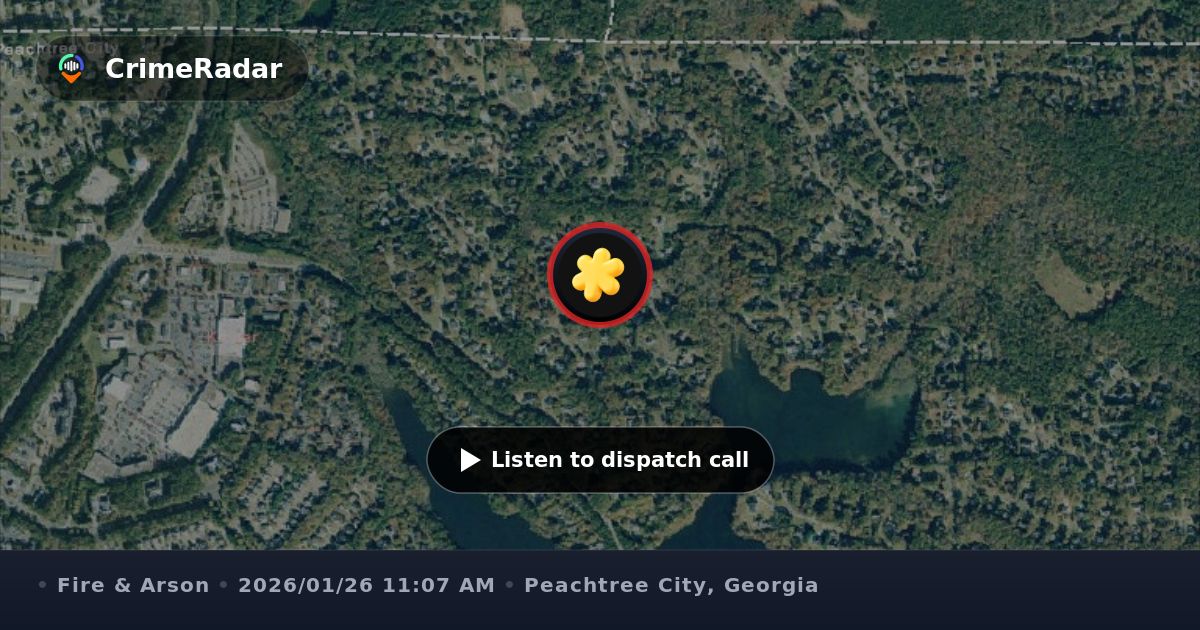 Fire crews respond to alarm near Smoke Rise Point, Peachtree City GA ...